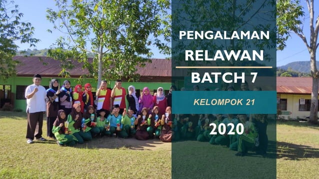 Laporan Pengabdian Gerakan Sumut Mengajar Kelompok 21 Batch 7 | PDF