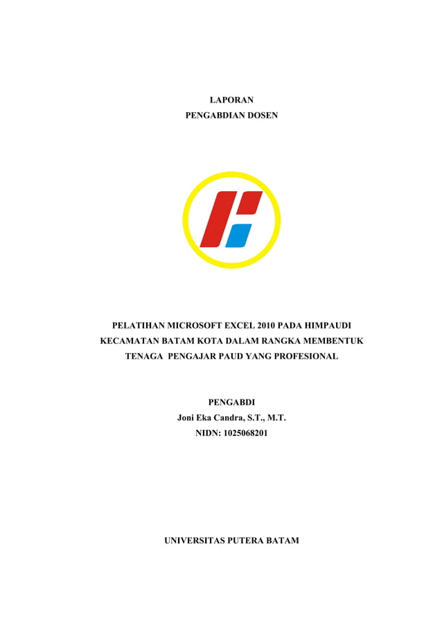 Laporan pengabdian kepada masyarakat 2014 | PDF