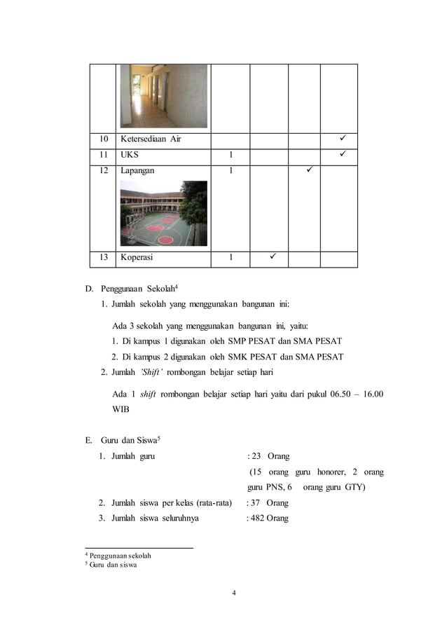 Laporan pengamatan | DOCX