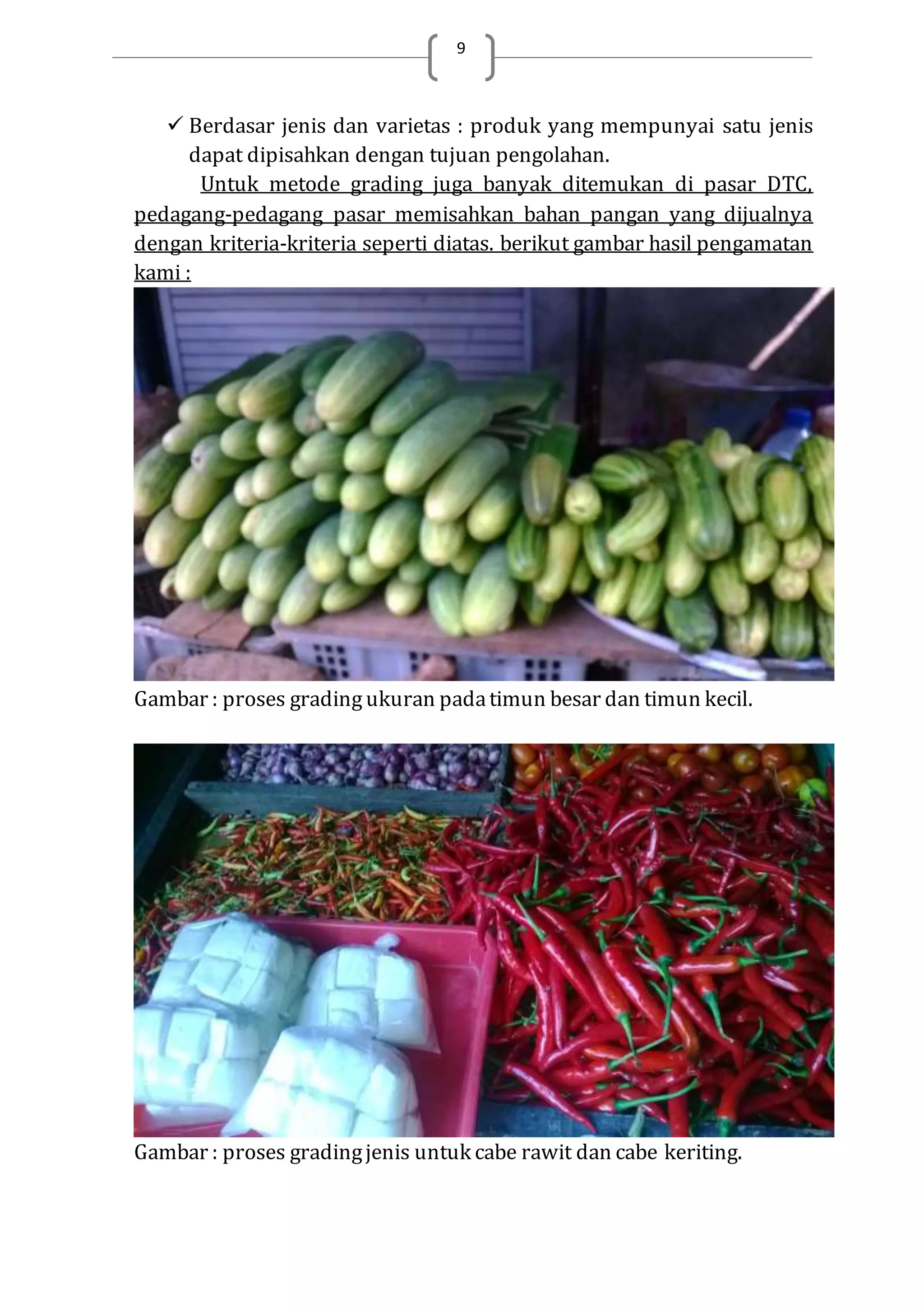 Laporan pengamatan pengetahuan bahan pangan | DOCX