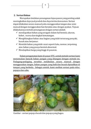 Laporan pengamatan pengetahuan bahan pangan | DOCX