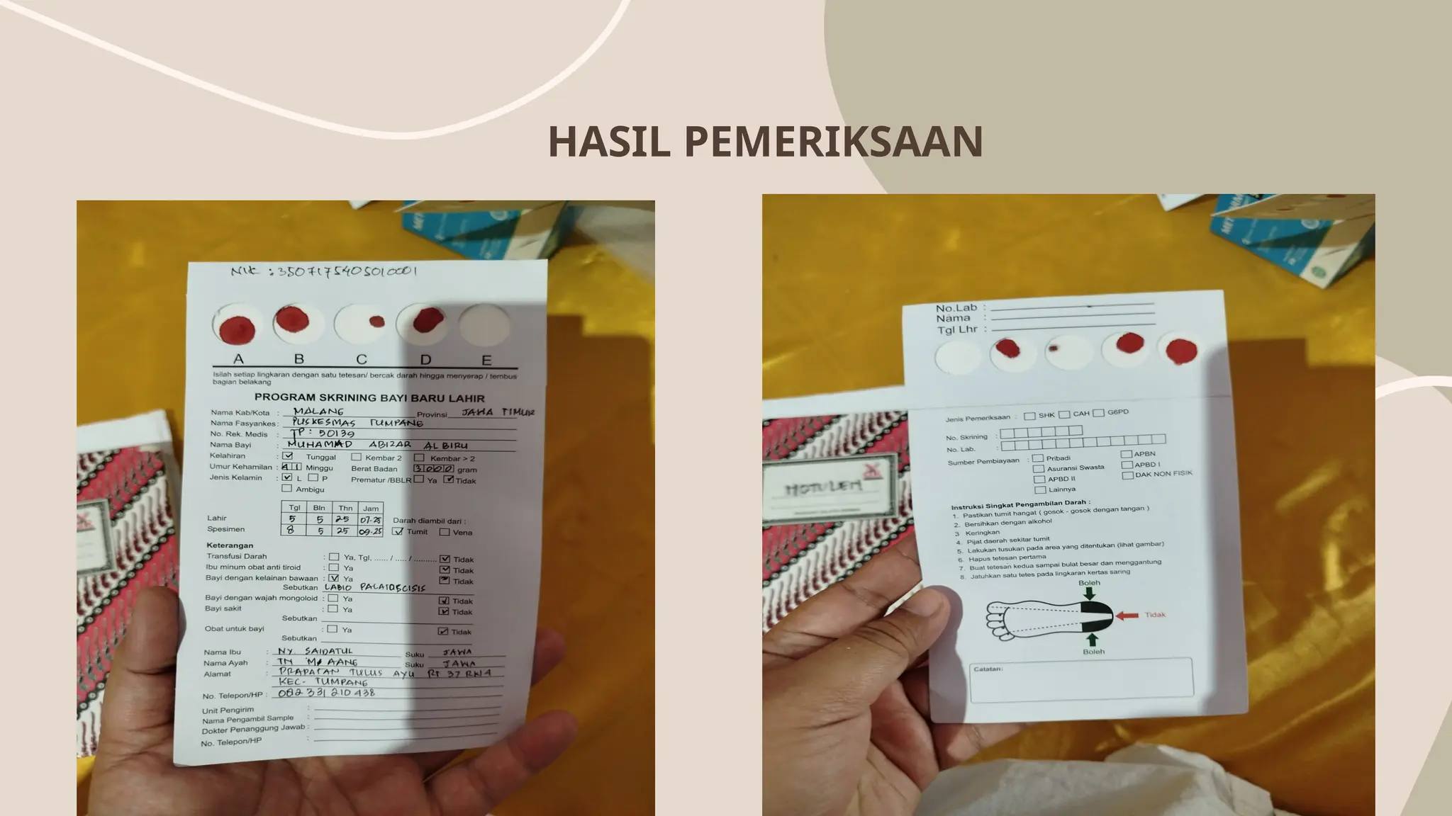 contoh LAPORAN PENGAMBILAN SAMPEL SHK.pptx