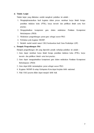 Laporan pengembangan diri revisi tugas gusrizal sma3 bungo | PDF