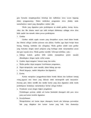 Laporan pengujian media pembelajaran menggunakan metode assure kelompok 4 kelas 4 d | DOCX