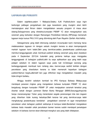 Laporan penuh ceramah rpi 2013 edit | DOCX
