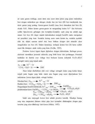 Laporan korosi besi | PDF