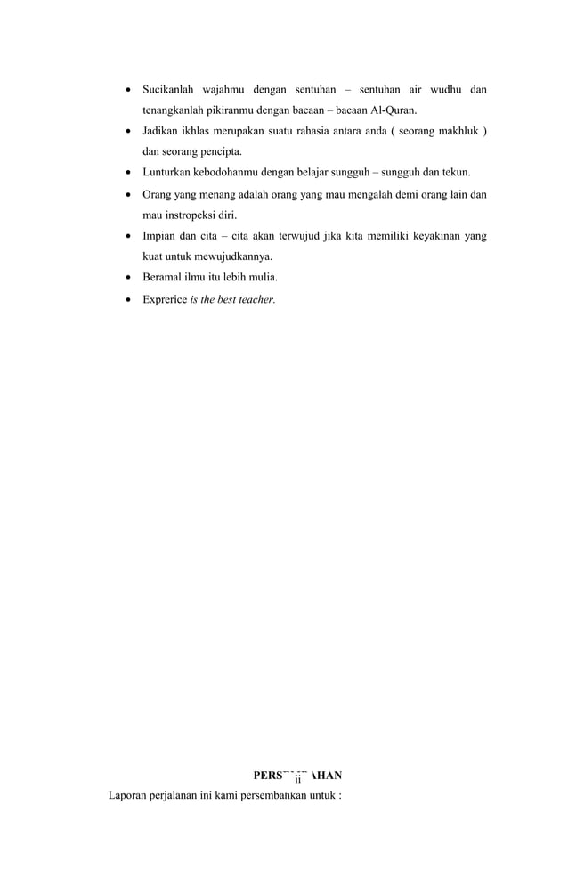 Laporan perjalanan karya wisata ke malang(revisi) | DOC