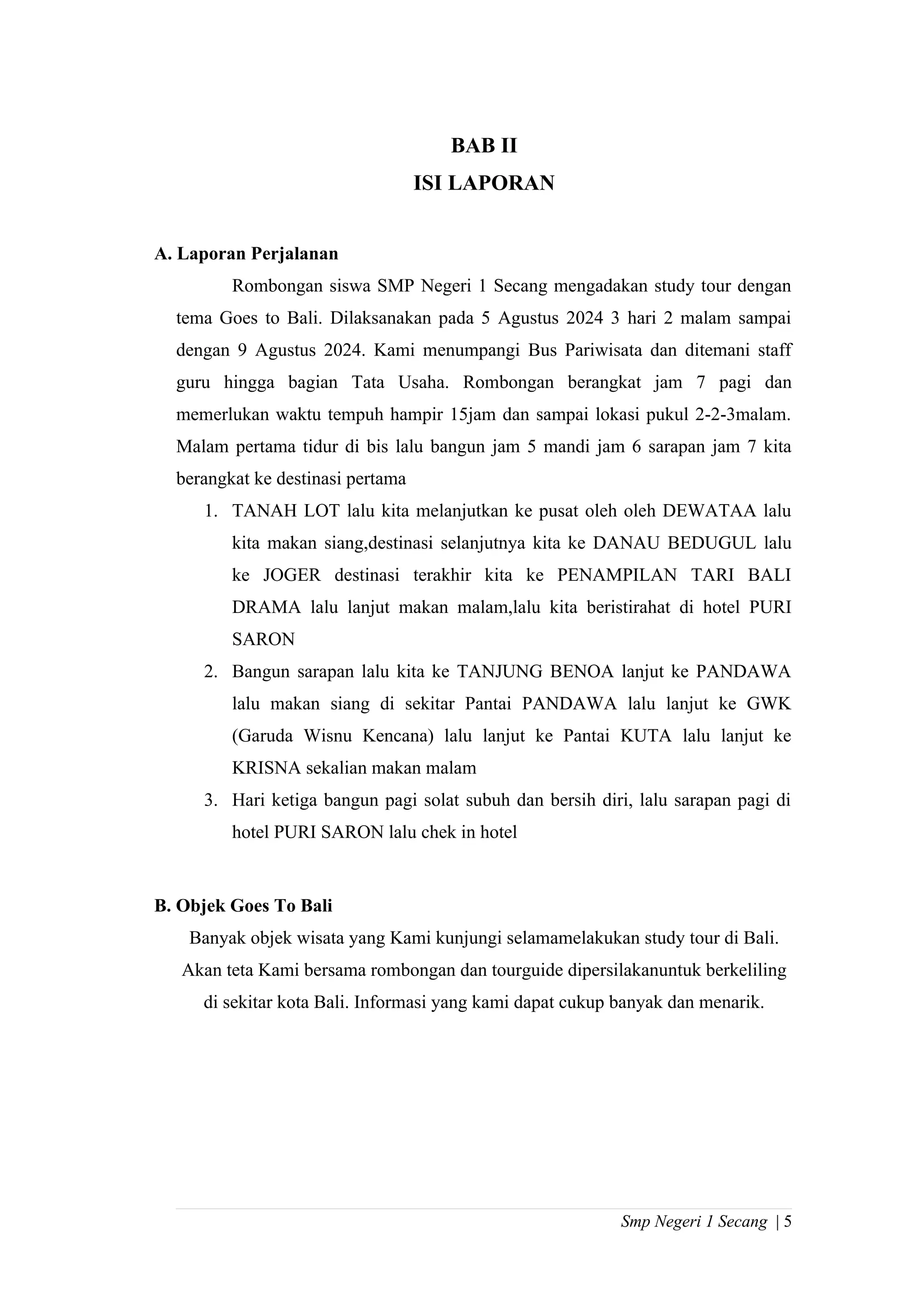 LAPORAN PERJALANAN WISATA STUDY TOUR MTS.docx