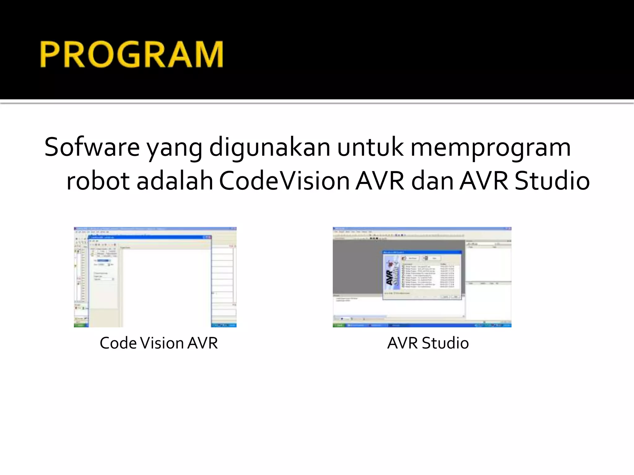 Laporan perkembangan robot | PPTX