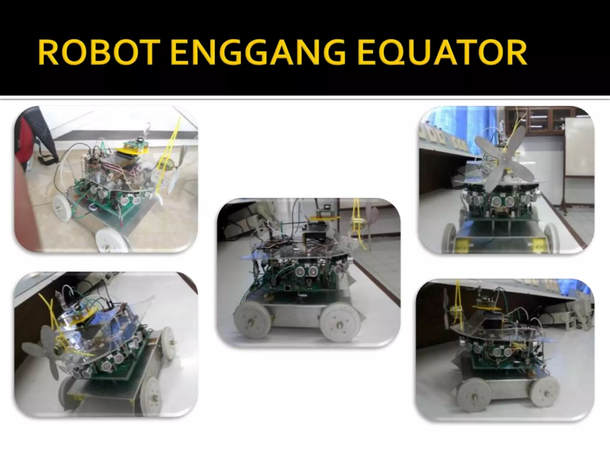 Laporan perkembangan robot | PPTX