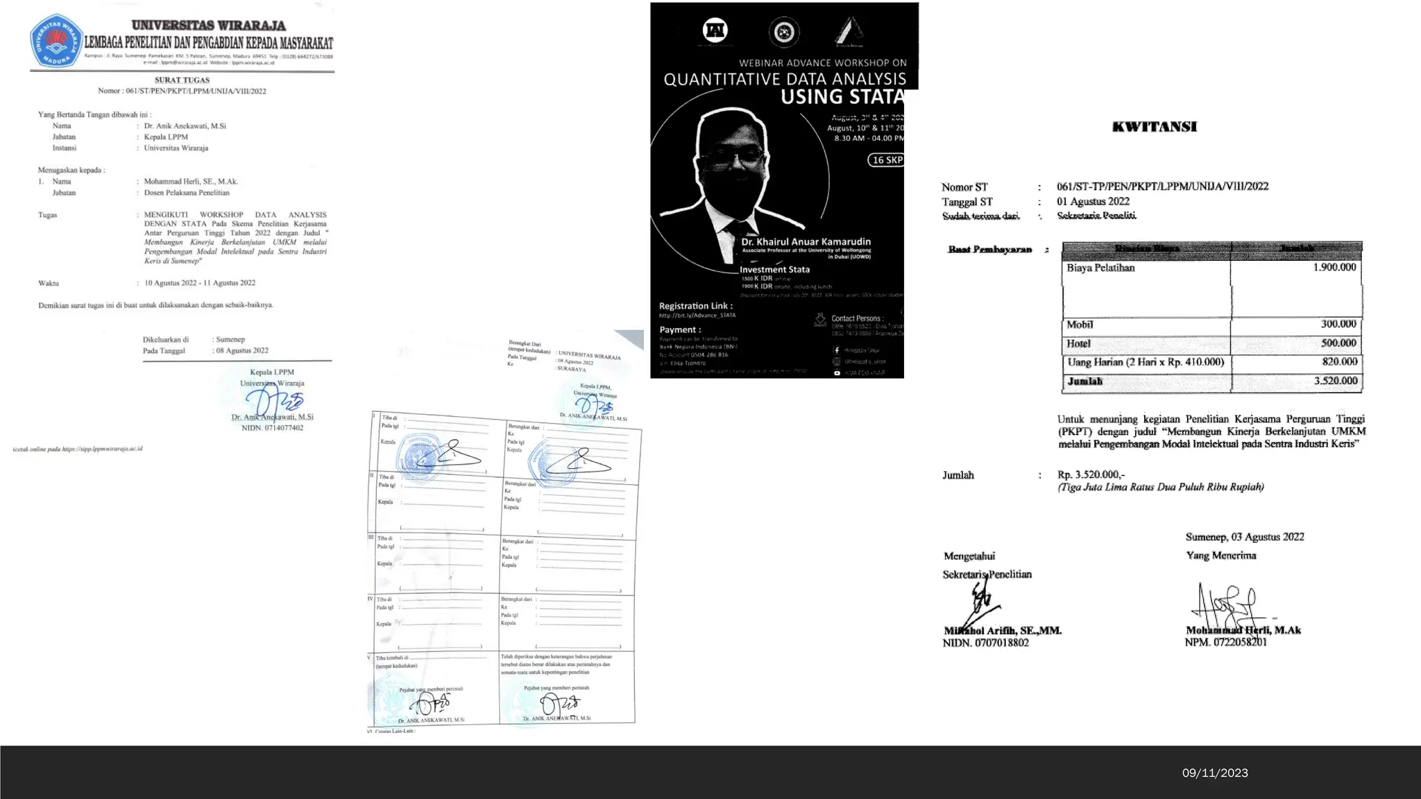 laporan pertanggungjawaban keuangan hibah penelitian dan PKM | PDF