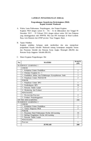 Laporan pkb | DOCX