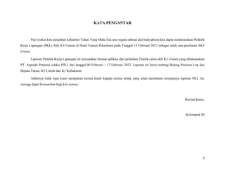 Laporan PKL AK3U 127 KEL III.docx