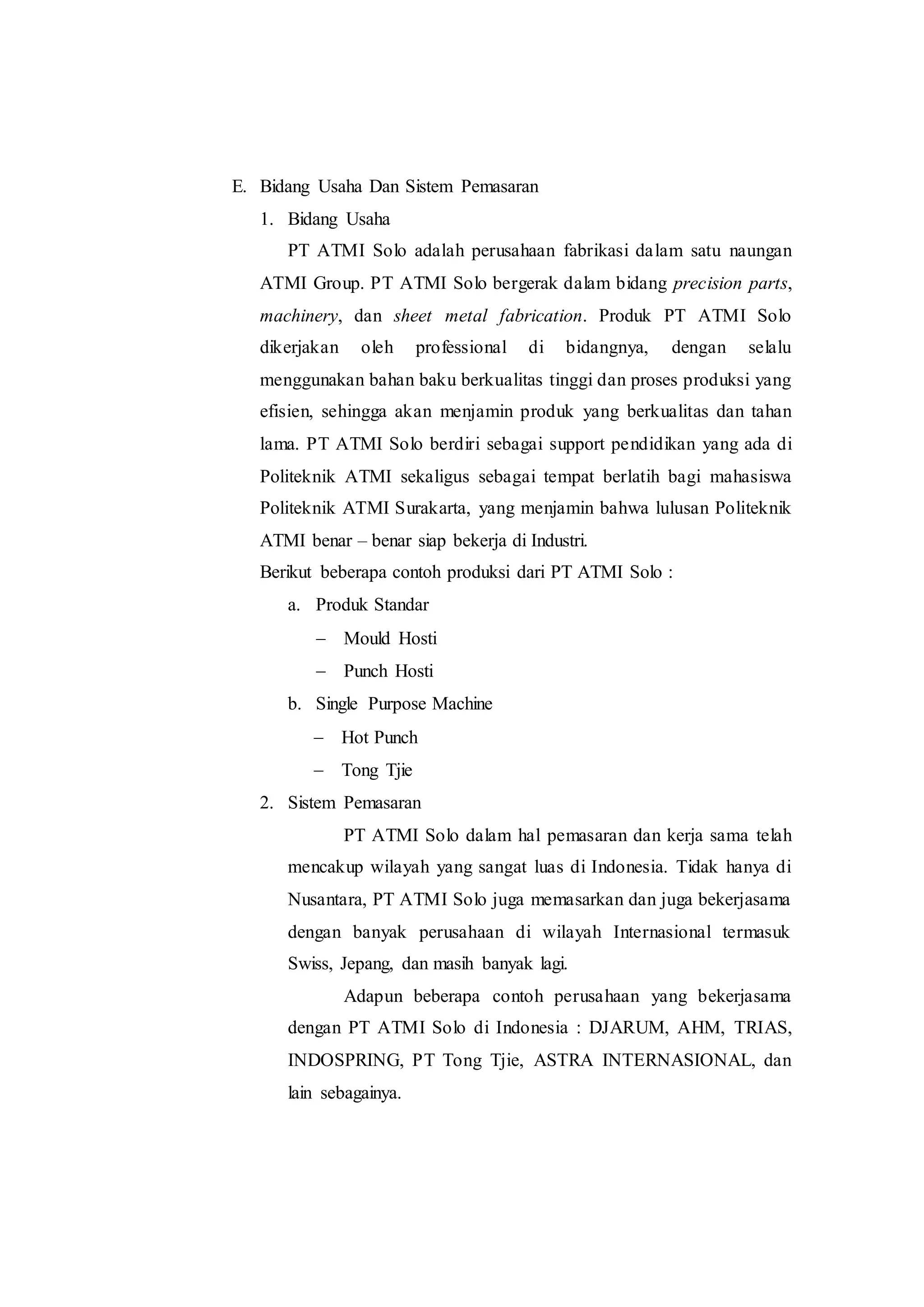 Laporan pkl atmi aji revisi | PDF