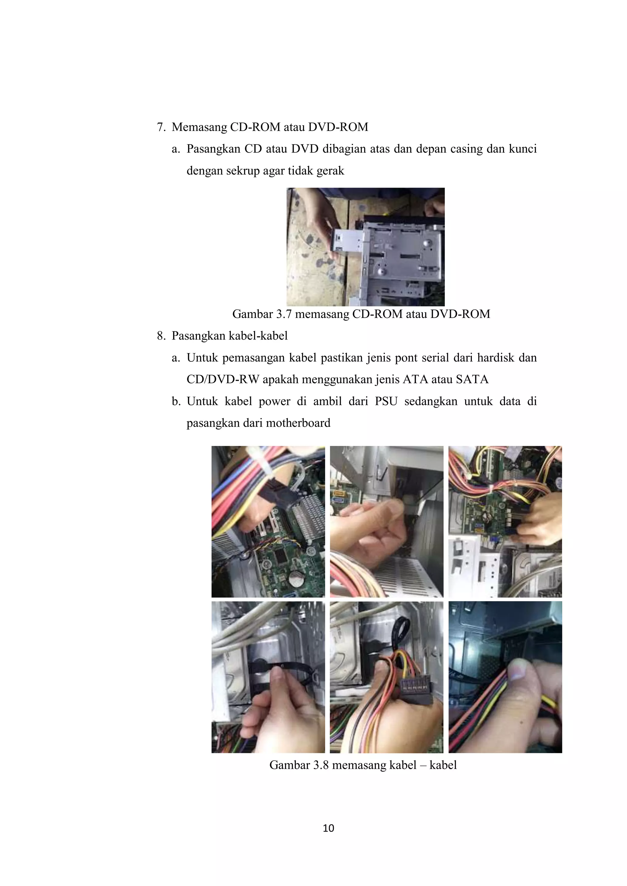 Laporan PKL Perakitan PC Gamer & Kasir | PDF