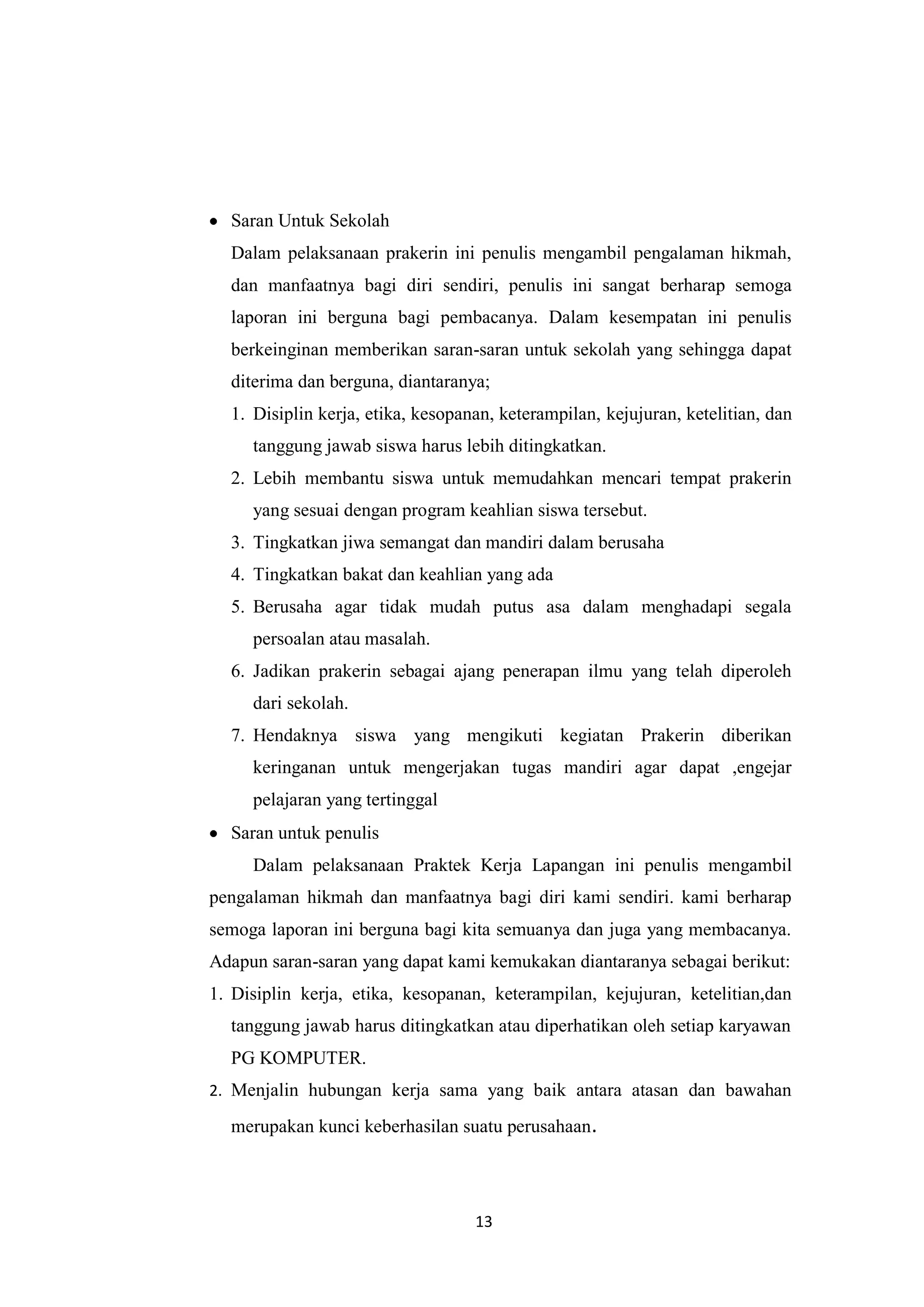 Laporan PKL Perakitan PC Gamer & Kasir | PDF