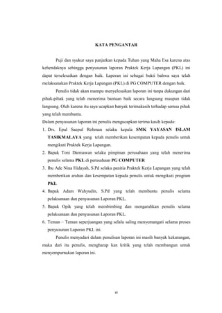 Laporan PKL Perakitan PC Gamer & Kasir | PDF