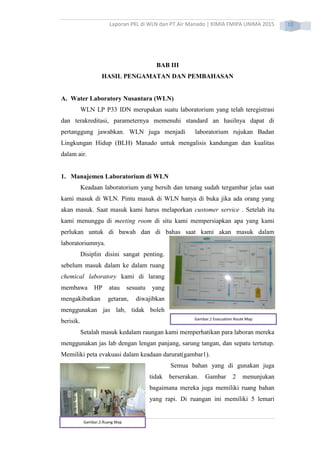Laporan PKL di WLN dan PT.Air Manado | PDF