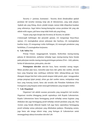Laporan PKL di WLN dan PT.Air Manado | PDF