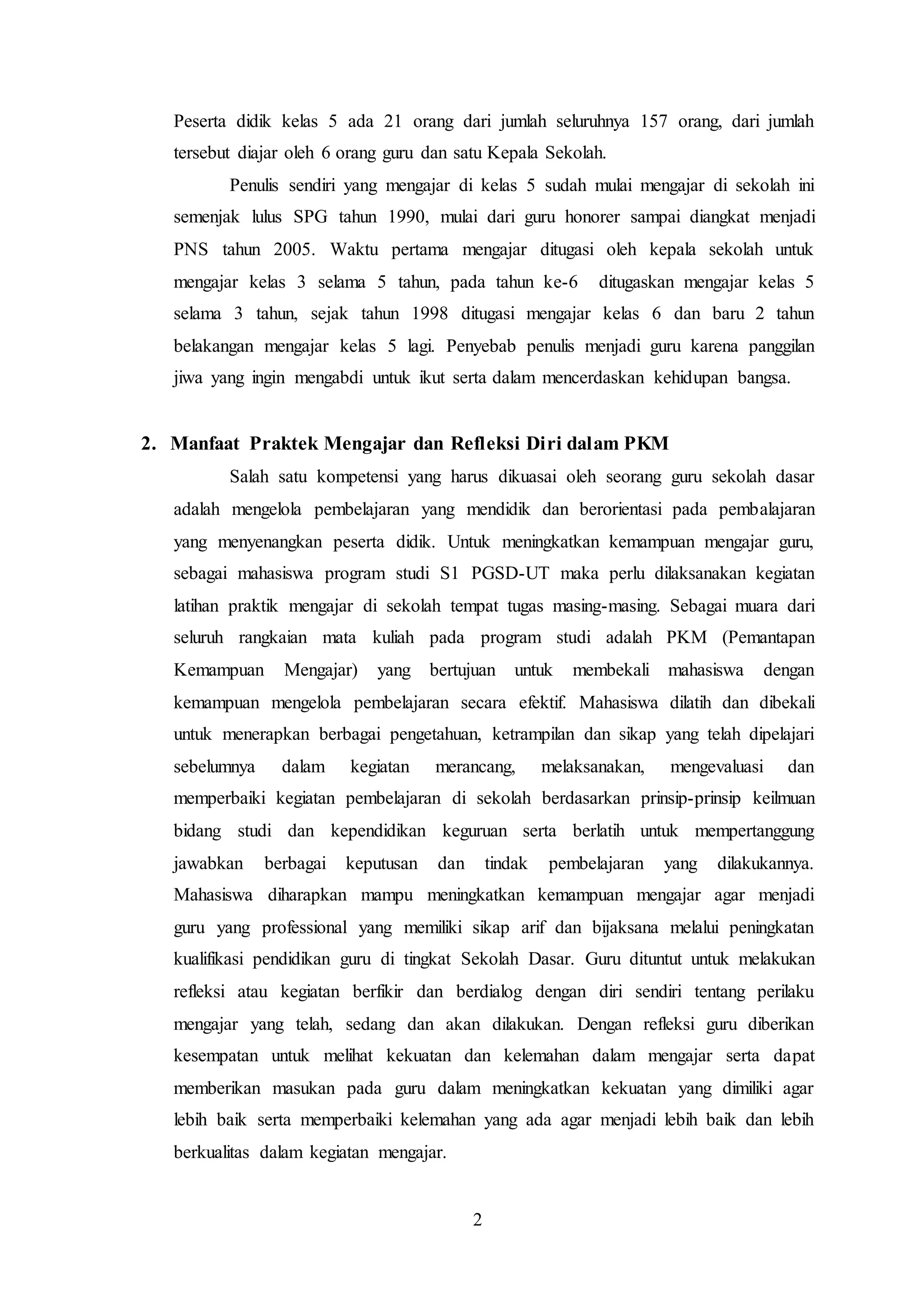 Laporan pkm isi | PDF