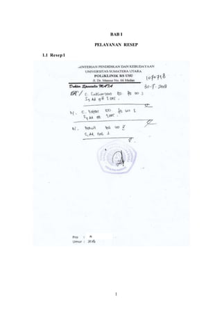 Laporan pkpa resep | DOCX