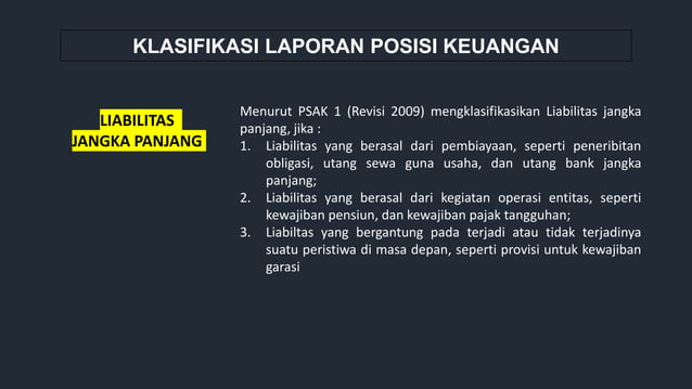 Laporan posisi keuangan | PPTX