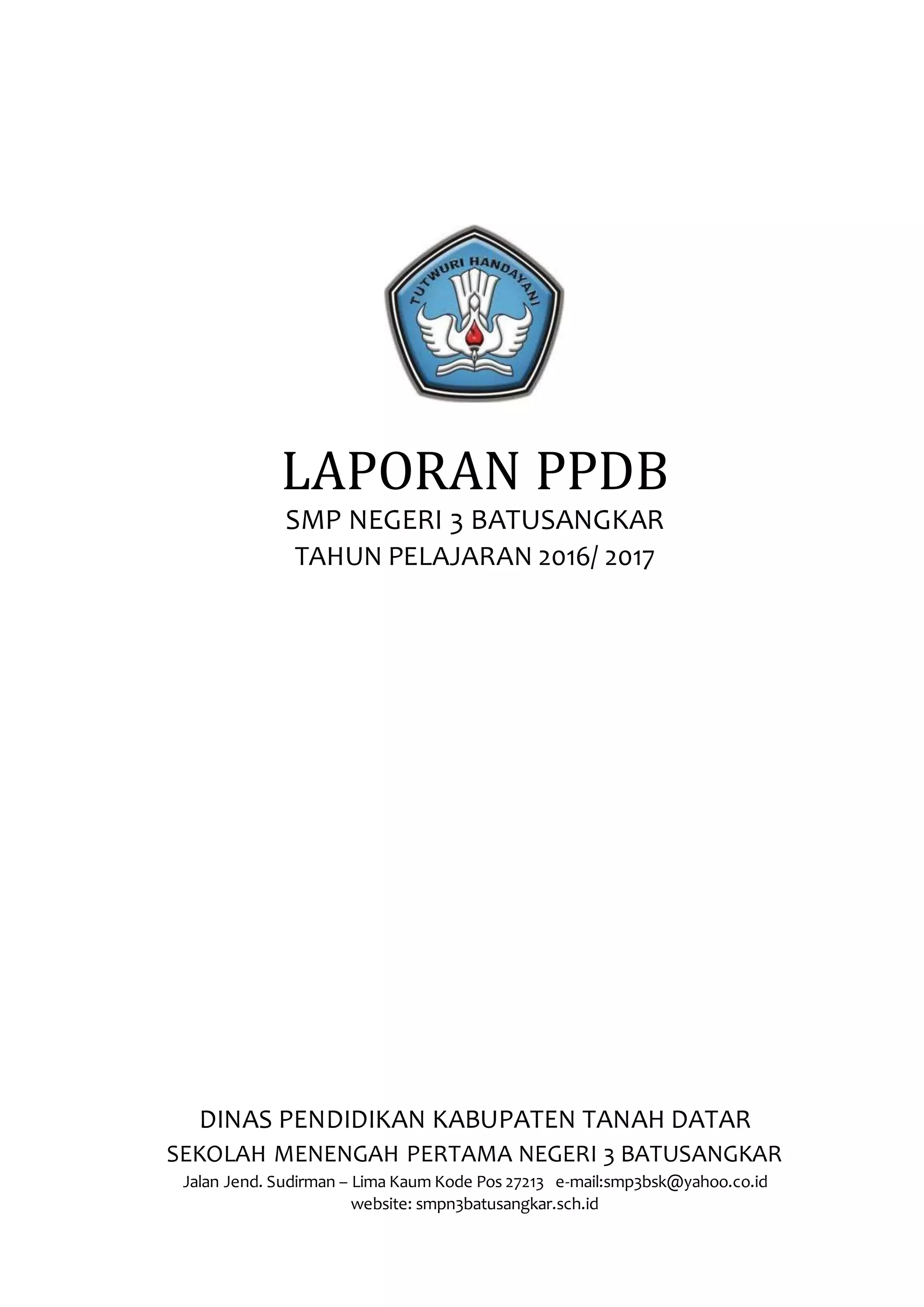 Laporan ppdb | DOCX