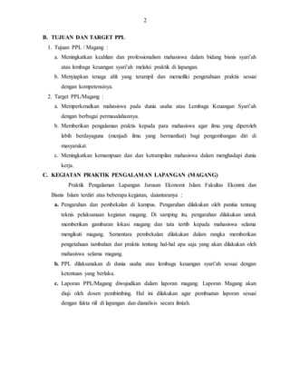 Laporan ppl (contoh) | DOCX