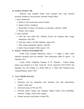 Laporan ppl (contoh) | DOCX