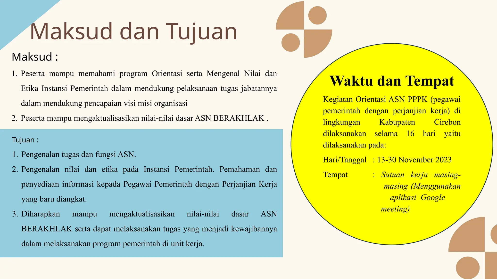 Rencana Aksi Perubahann Pada Orientasi Pppk Kabupaten Cirebon Pptx