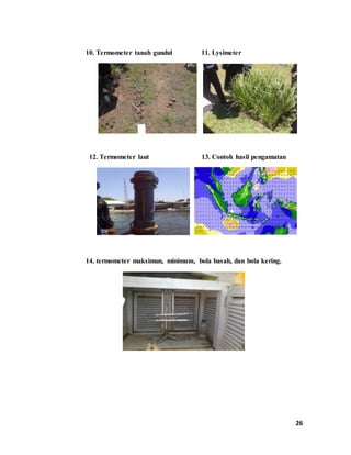 Laporan Praktek Lapangan Meteorologi Dan Klimatologi | DOCX
