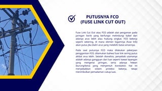 LAPORAN PRAKTEK KERJA LAPANGAN PLN DISTRIBUSI | PPTX