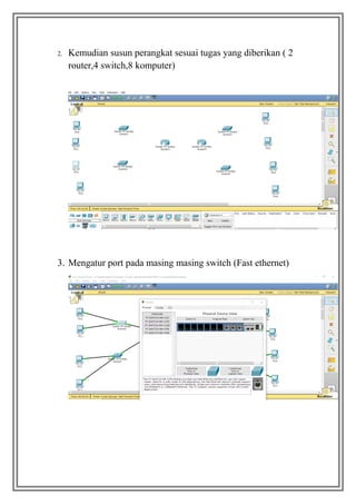 Cara Membuat 2 Jaringan Beda Ip Dengan 2 Router Cisco Packet | DOC