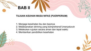 LAPORAN PRAKTEK PELAYANAN KEBIDANAN NIFAS- DEVI TRIANI.pptx