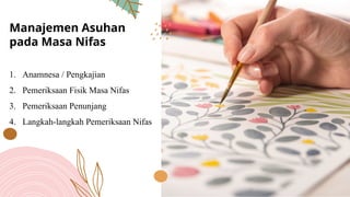 LAPORAN PRAKTEK PELAYANAN KEBIDANAN NIFAS- DEVI TRIANI.pptx