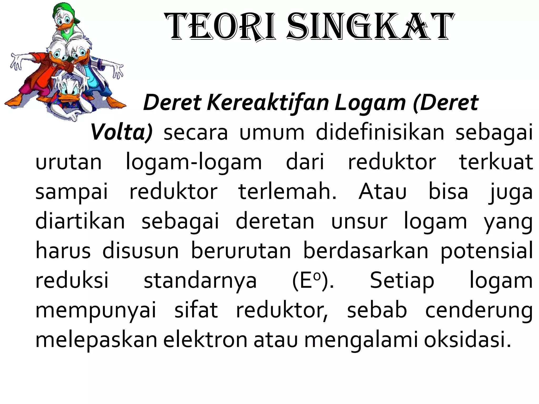 Chemistry : Deret Volta (Laporan Praktikum Kimia) | PPTX