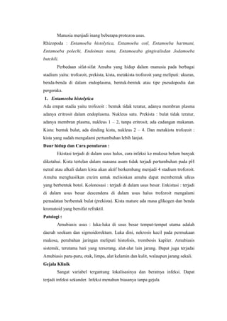 Laporan praktikukum parasitologi | DOCX