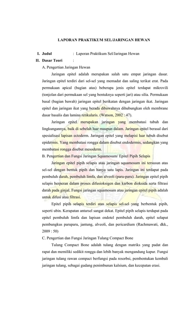 Laporan praktikum biologi | PDF