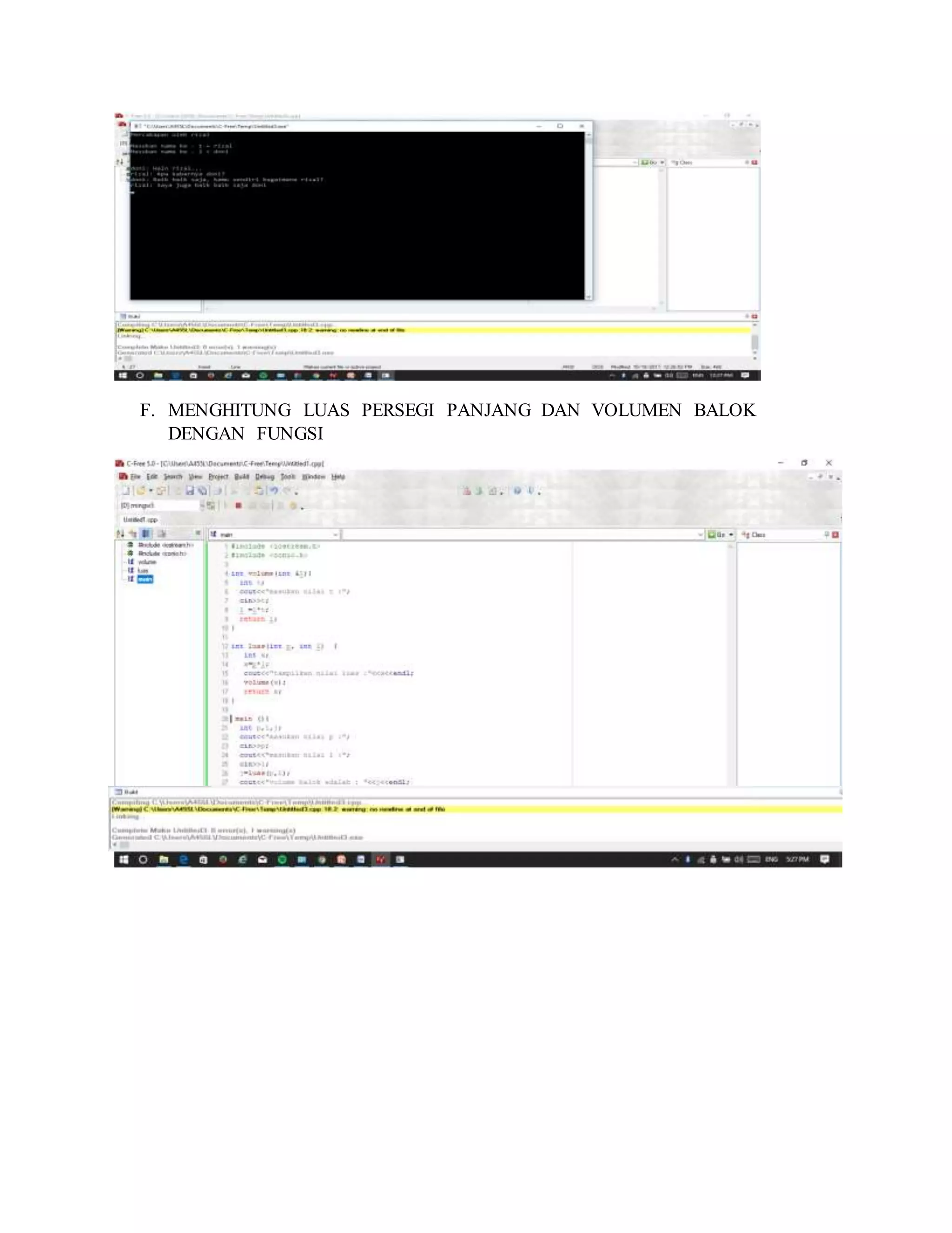 Laporan praktikum tentang PENGENALAN PROGRAM C++ | DOCX