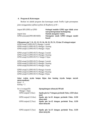 Traffic Light pada Perempatan Jalan Berbasis Mikroprosesor Rasbpberry ...