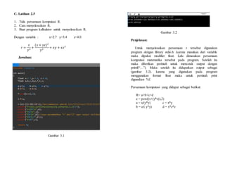Laporan praktikum 1 pendahuluan | DOCX