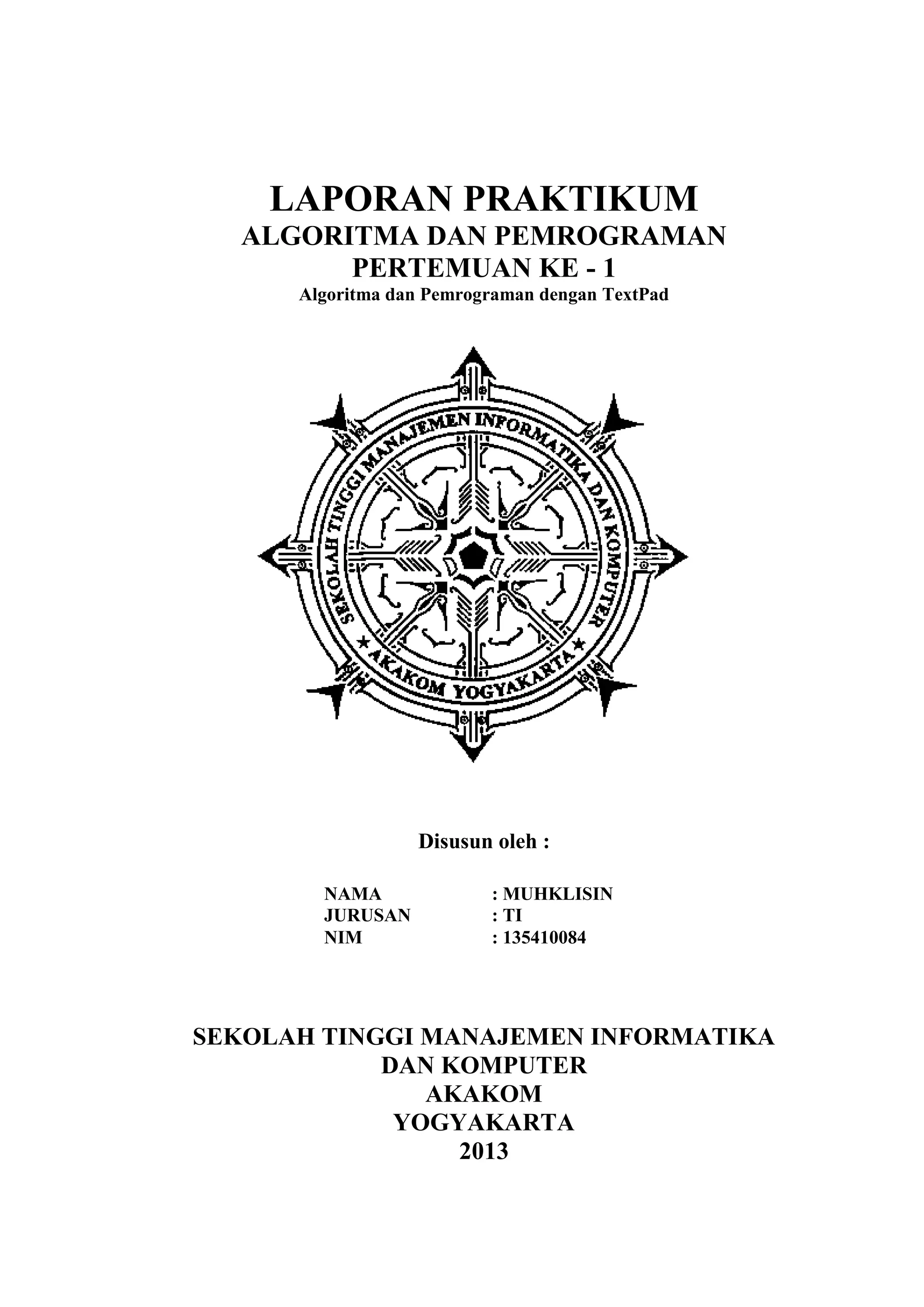 Laporan praktikum 1 | DOCX