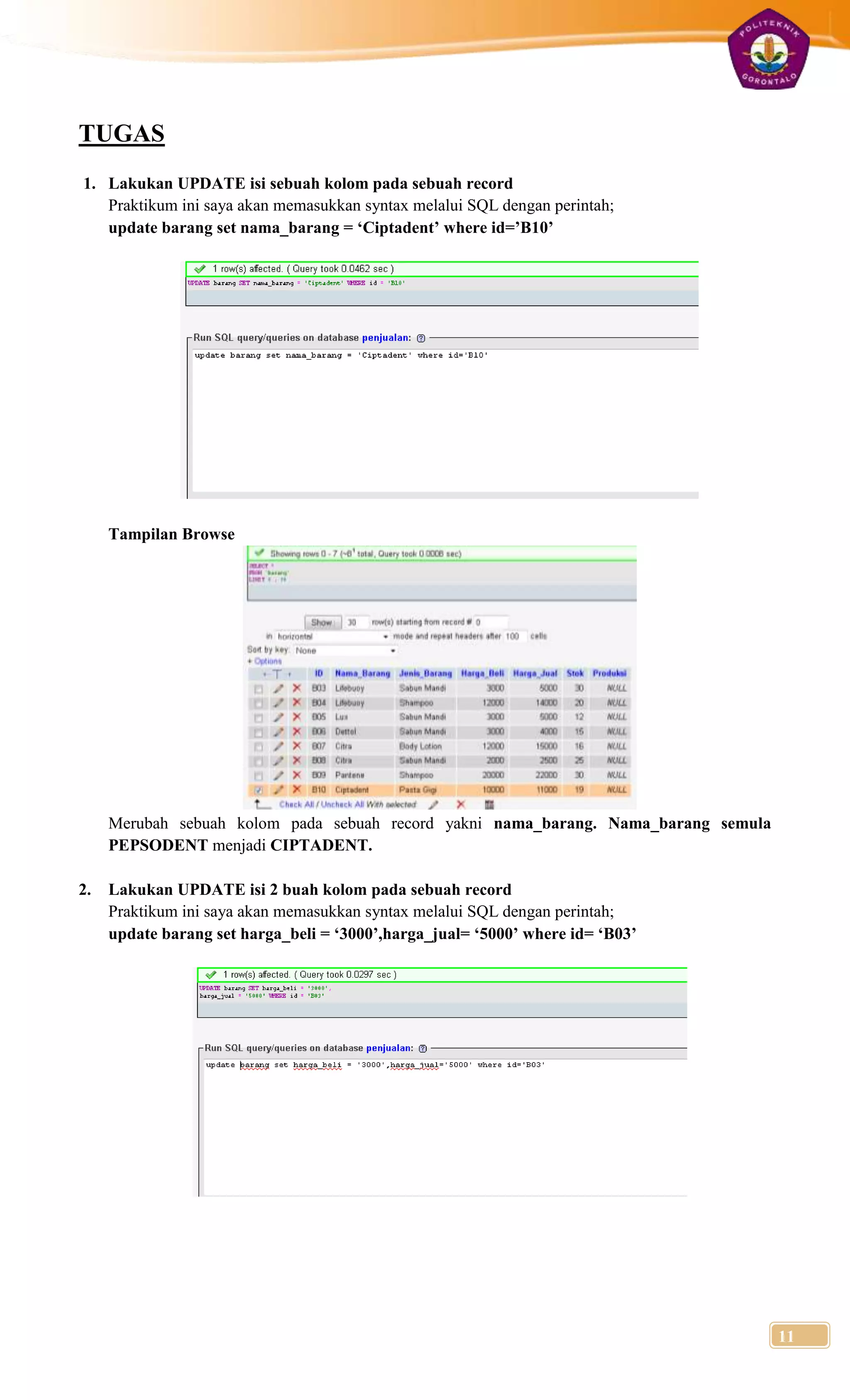 Laporan praktikum2 | PDF