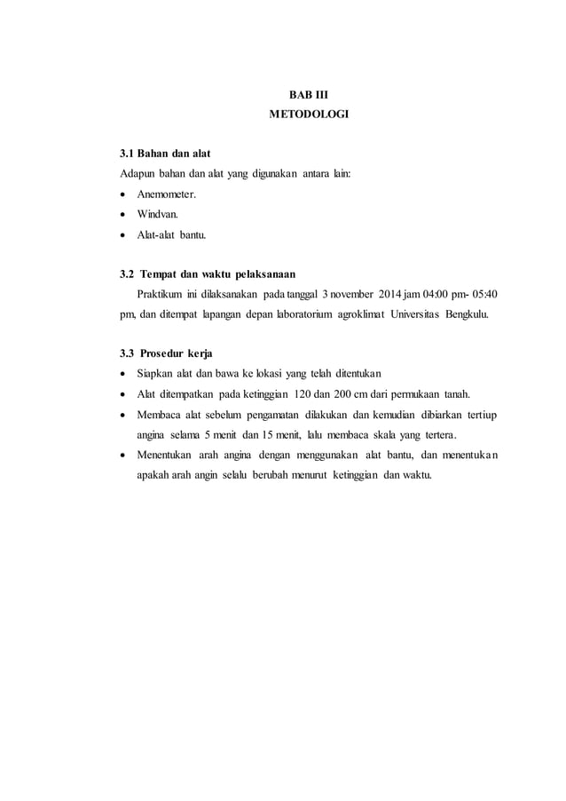 Laporan praktikum agroklimatologi angin ferli | DOCX