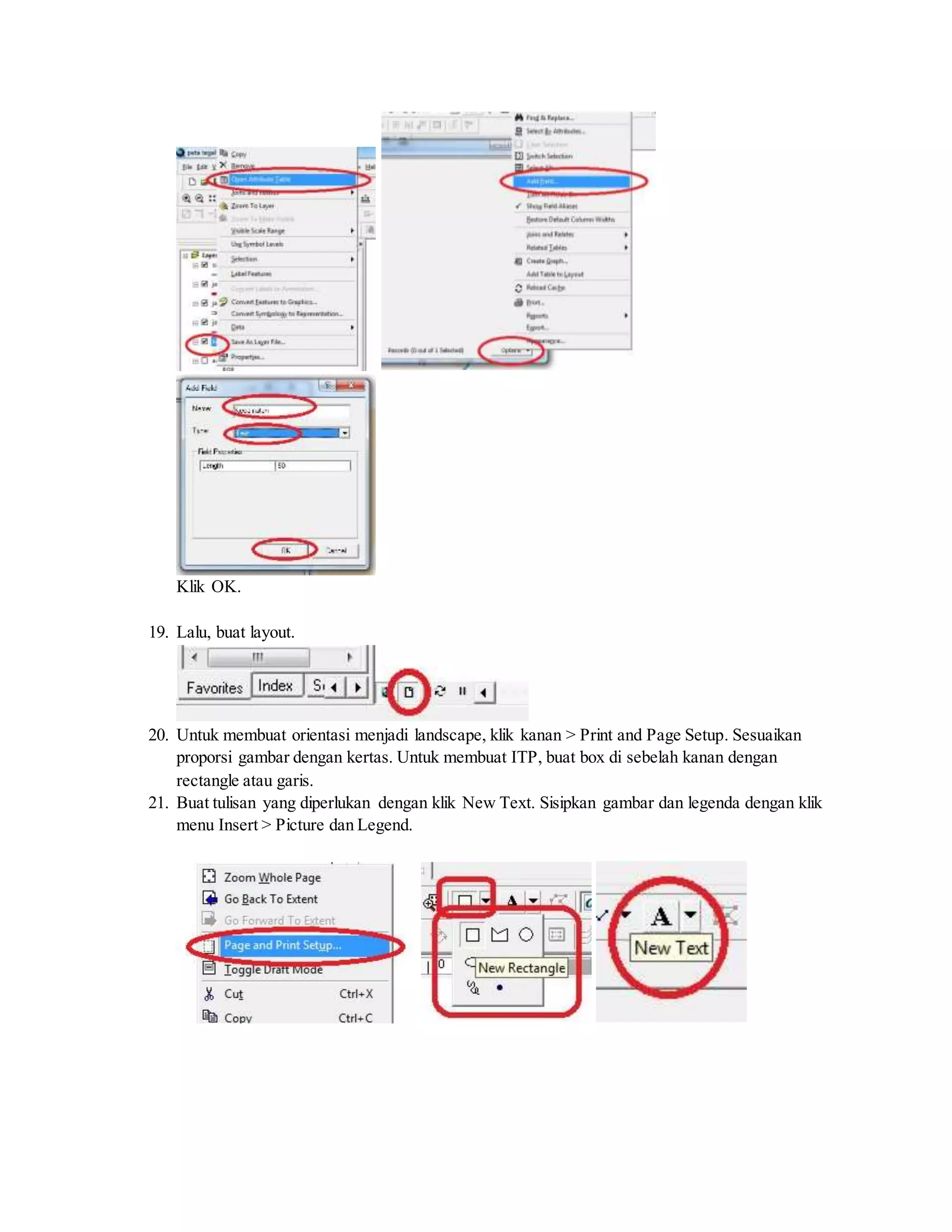 Laporan Praktikum TI Semester 1: Digitasi Peta dg ArcGIS | DOCX