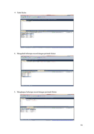 Laporan praktikum basis data my sql | PDF