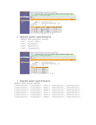 Laporan praktikum basis data bab iii | DOCX