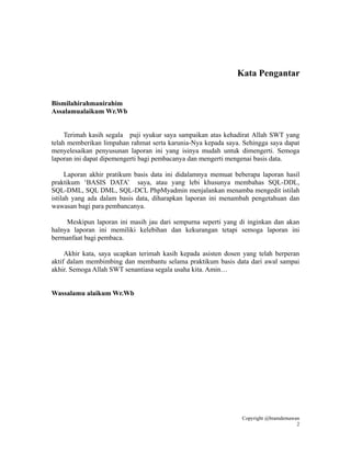 Sistem basis data bram dermawan | PDF