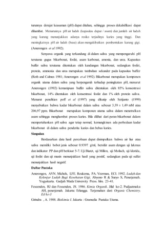 Laporan praktikum biokimia tm 9 | DOCX
