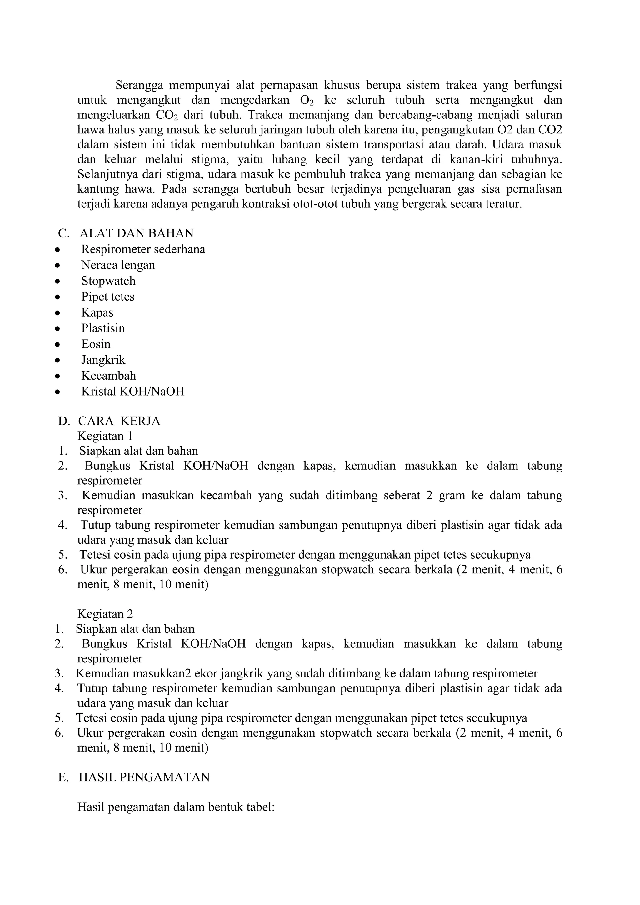 Laporan praktikum biologi | PDF